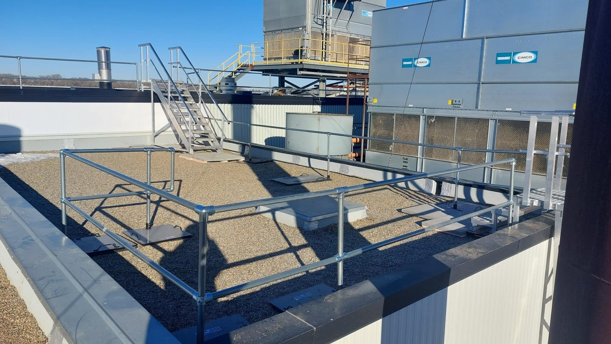 Rooftop Access Ladders - Commercial & Industrial | Skyline Group